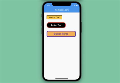 flutter adding a border to an elevated button kindacode