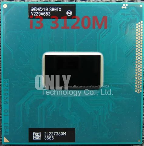 Free Shipping Laptop CPU I3 3120M i3 3120M SR0TX 2.5G/3M Official ...