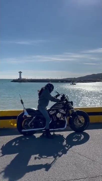 할리 포티에잇 반스 스트레이트 머플러 배기음 Youtube