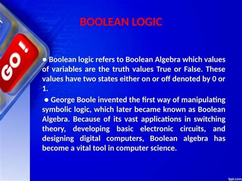 Chapter 3 Computer Boolean Algebra 2 1 Pptx