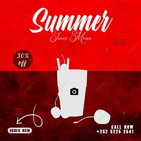 여름 음료 메뉴 주스 소셜 미디어 게시물 인스타그램 배너 템플릿 Psd 다운로드 디자인 자료 다운로드