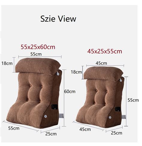 Badu Bg Модерна триъгълна едноцветна плюшена възглавница за облегалка за облегалка на дивана