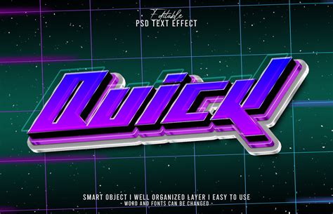 3d Quick Editable Text Efffect Psd Graphic By Chaska Id · Creative Fabrica
