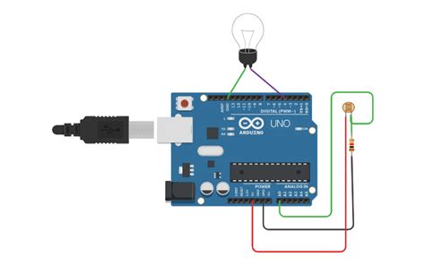 Circuit Design Program 8 Light Dependent Resistor Tinkercad