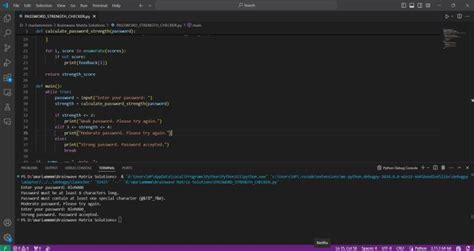 Mariam Asim On Linkedin Passwordstrengthchecker Python Cybersecurity Ethicalhacking Python