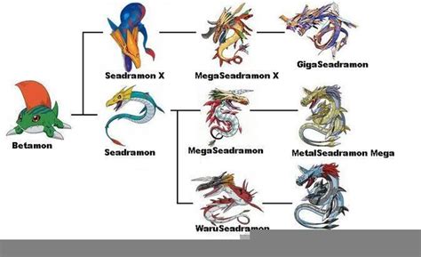 Dracomon Evolution Chart