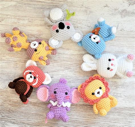 Llavero De Oso Amigurumi Para Principiantes Juguete A Crochet
