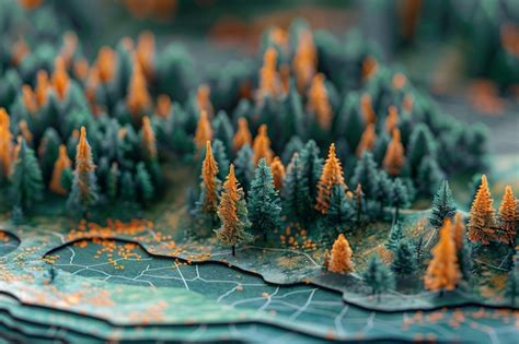 Mapping Forest Boundaries Ar Generative Ai Premium Ai Generated Image