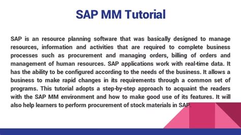 PPT SAP MM Course In Noida PowerPoint Presentation Free Download ID 10276528