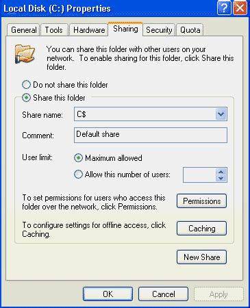 Sharing And Adding Permissions NTFS