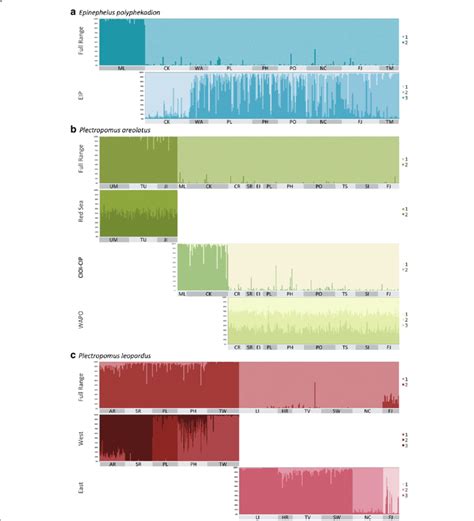 Structure Assignment Plots Based On Microsatellite Loci For A Download Scientific Diagram