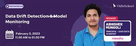 Data Drift Detection And Model Monitoring Odinschool Odinschool