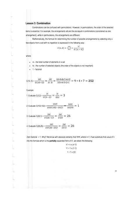 solution basic statistics principle of counting permutation