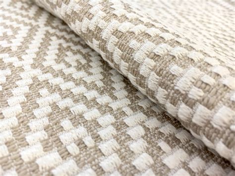 Rayon Poly Upholstery With Diamonds Pattern Bandj Fabrics