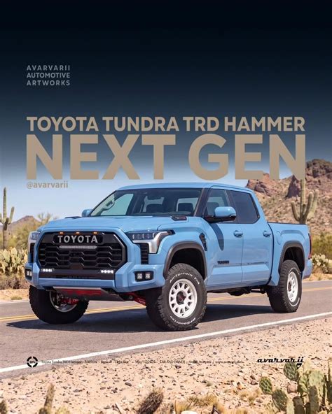 2027 Toyota Tundra Trd Hammer Virtually Rivals Both Ford F 150 Raptor