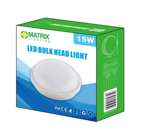 Led Bulkhead Light 15w Round