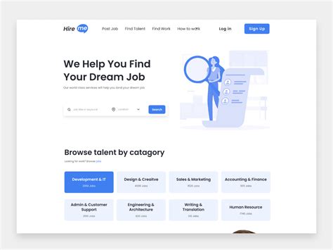 Job Portal Website Design Behance