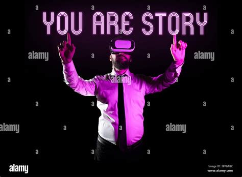 Writing Displaying Text You Are Story Internet Concept Your Stories