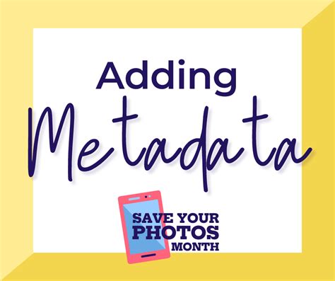 adding metadata saveyourphotosmonth — the picture org llc