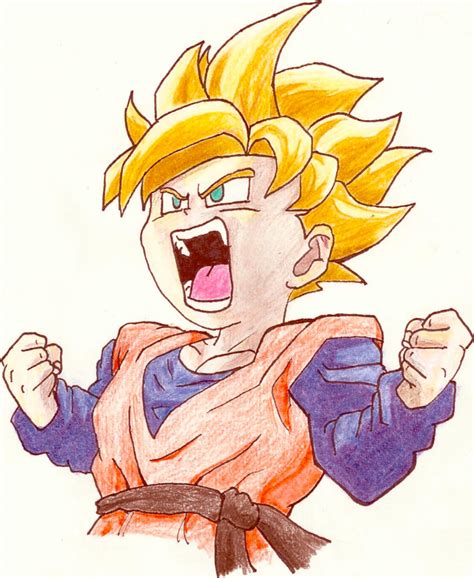 Goten Super Saiyan By Streetglomplight On Deviantart