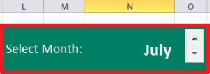 Interactive Scroll Bar In Excel Using The OFFSET Function