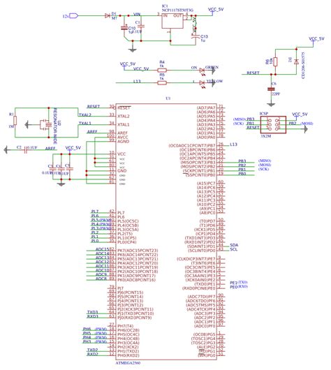 Mega 2560 Para Placa Resources EasyEDA