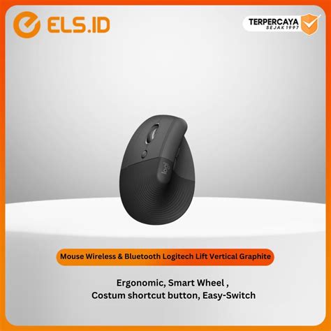 Jual Mouse Wireless Bluetooth Logitech Lift Vertical Graphite Shopee Indonesia