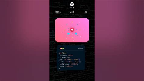 Botón De Corazones Html Y Css Programacion Developer Code Coding Html Css Love Amor