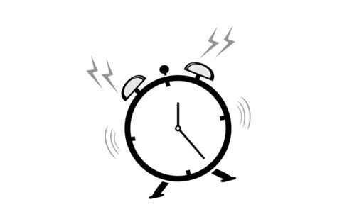 Icon Set Time Ringing Alarm Clock Graphic By LeisureProjects Creative Fabrica