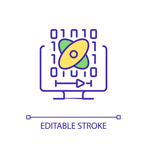 Cursos De Ciencia De Datos Icono De Color Rgb Programación E Ingeniería De Software Carrera De