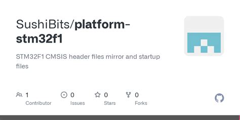 Github Sushibits Platform Stm F Stm F Cmsis Header Files Mirror And Startup Files