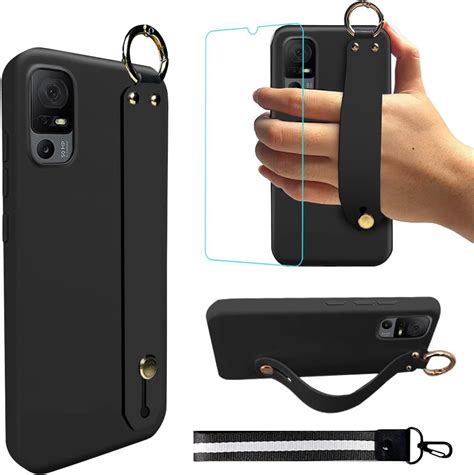 Sitikai Case For Tcl 40xl Tcl 40t Jitterbug Smart 4 Phone Case Wrist Strap Stand