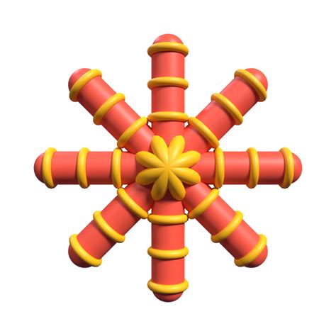 Asterisk Symbol In 3d Render Ai Generative 31607156 Png