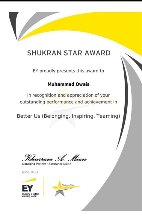 Muhammad Owais On Linkedin Excited To Announce That Ive Been Awarded