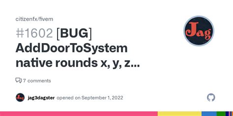 Bug Adddoortosystem Native Rounds X Y Z Values To Integers · Issue