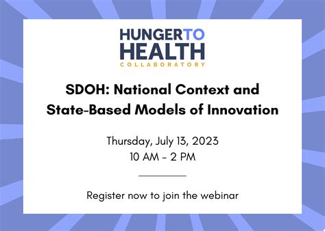 Sdoh National Context And State Based Models Of Innovation Hunger To