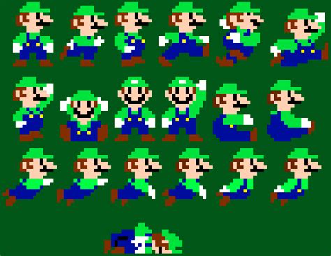 Level Up Smb1 Small Luigi Modern Color Palate By Sp0ngeyb0i On Deviantart