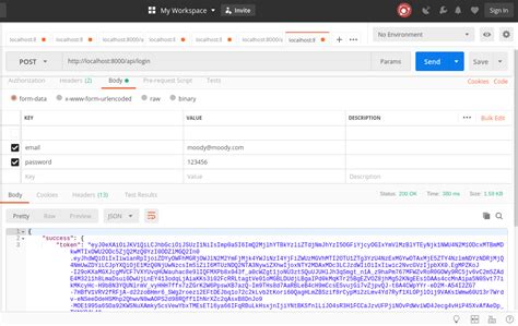 Laravel Passport And Angular Giving Me Unauthorized On Api Login Route But Works Fine On Postman
