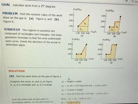 Solved Find The Numeric Value Of The Work Done On The Gas In
