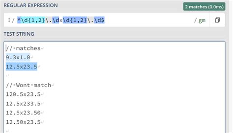 Javascript How Can I Use Regex To Validate Numnumxnumnum Syntax