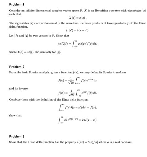[solved] Problem 1 Consider An Infinite Dimensional Compl