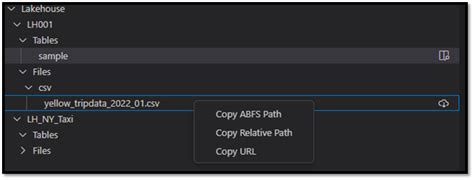 สารวจเลคเฮาสใน Visual Studio Code Microsoft Fabric Microsoft Learn