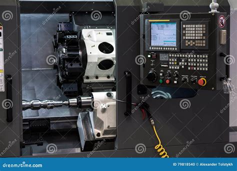 CNC Turning Center Stock Photo Image Of Equipment Accuracy