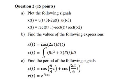 Solved Question 2 15