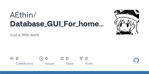 database gui for homework readme md at completed · aethin database gui