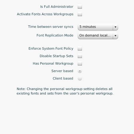 Setting The Default User Settings In Universal Type Server V Macmule