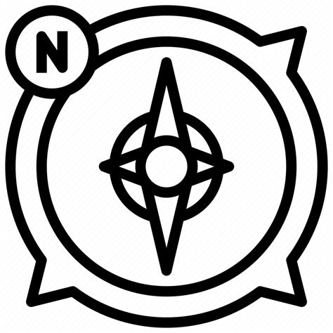 Compass Navigation Maps Location Tools Utensils Cursor Icon