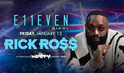 Rick Ross Tickets At E11even Miami In Miami By 11 Miami Tixr