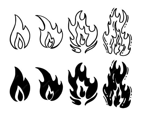 Fire Pencil Drawing