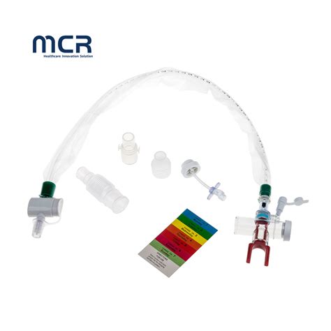 Endotracheal Or Tracheostomy Closed Suction System With Various Sizes And Colour Codes